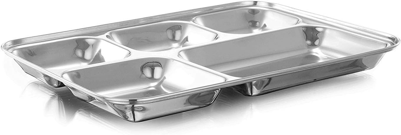 WhopperIndia Heavy Duty Stainless Steel Rectangle/Square Deep Dinner ...