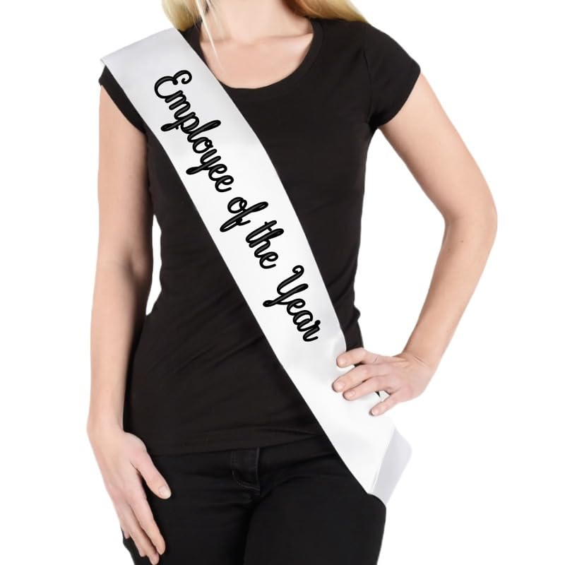 Amazon.com: Employee of the Month Sash - Ribbon Sash for Employee ...