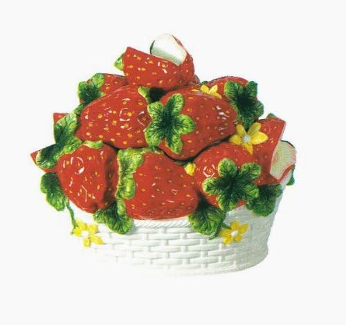 Amazon.com: CERAMIC CENTERPIECE/COOKIE JAR STRAWBERRY: Cuckoo Clocks ...