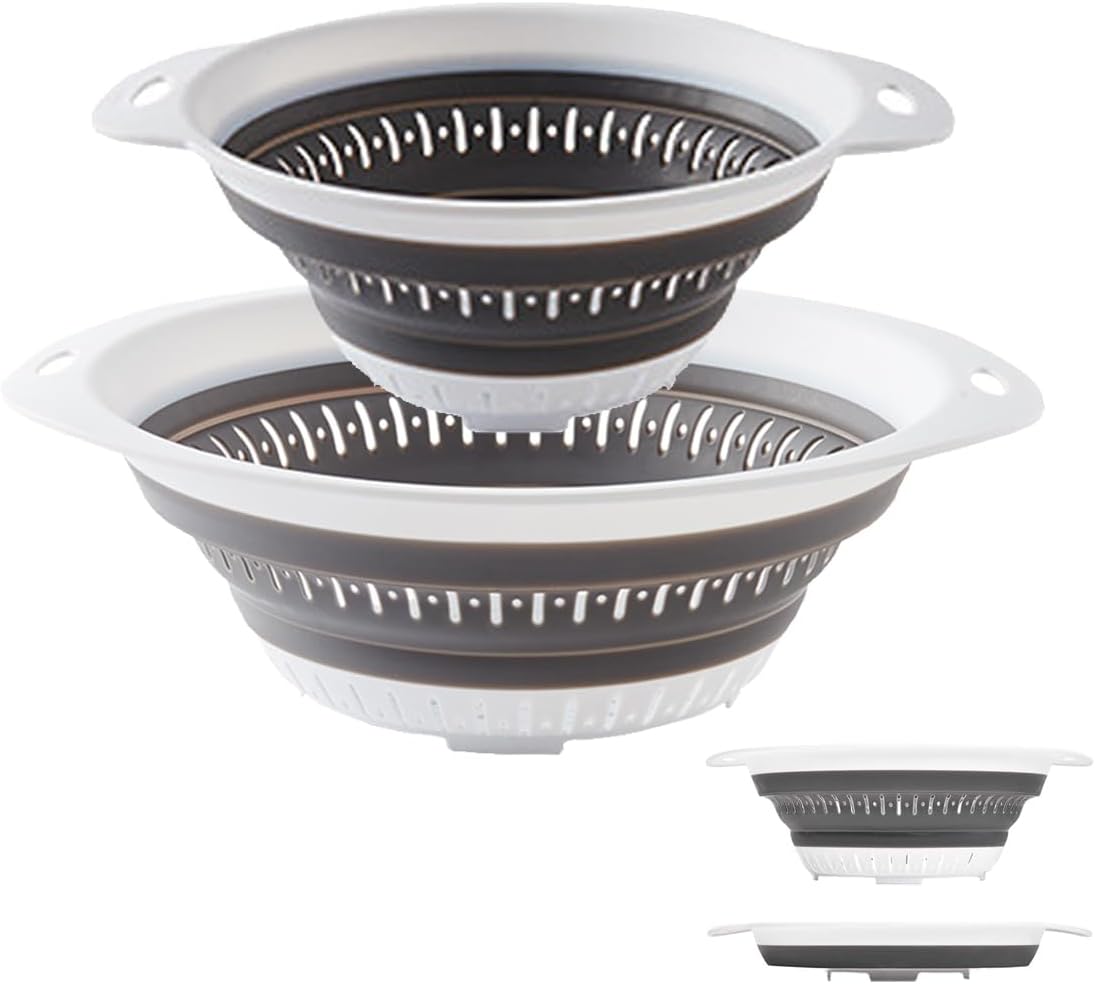Amazon.com: Vremi 5 Quart Collapsible Colander - BPA Free Silicone Food ...