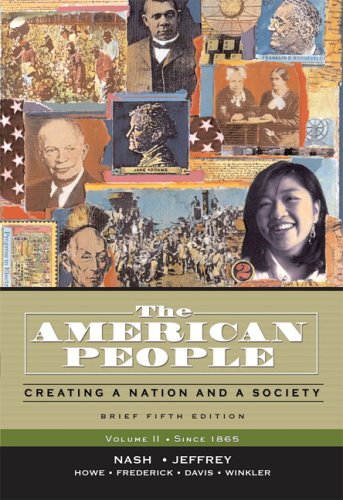 Amazon.com: The American People: Creating a Nation and a Society, Brief ...