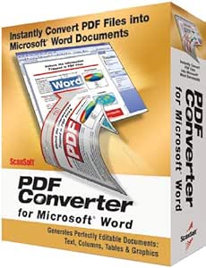 Scansoft PDF Converter : Amazon.co.uk: Software