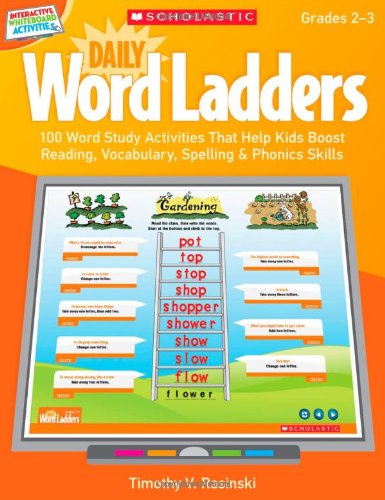 Interactive Whiteboard Activities: Daily Word Ladders: Grades 2-3 ...