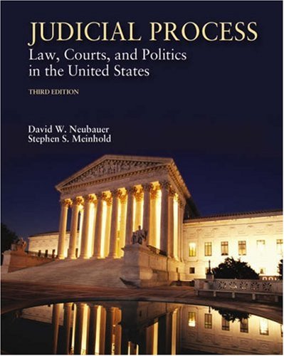Amazon.com: Judicial Process: Law, Courts, and Politics in the United ...