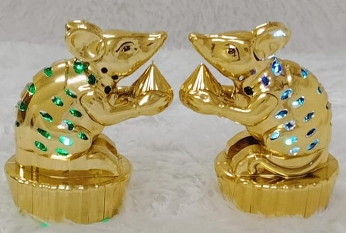Buy Cart Log led mushak- mooshak Idol- Mouse Idol- Mouse Statue- mushak ...