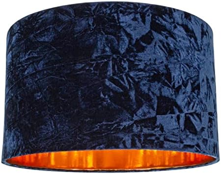 Modern and On-Trend Navy Midnight Blue Crushed Velvet Fabric Large 20 ...