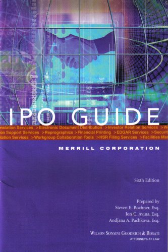 IPO GUIDE: Steven E. Bochner, Jon C. Avina, Andjana A. Pachkova: 9781877927515: Amazon.com: Books