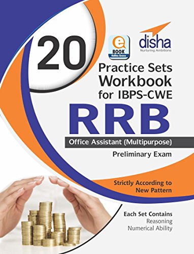 20 Practice Sets Workbook for IBPS-CWE RRB Office Assistant (Multipurpose) Preliminary Exam ...