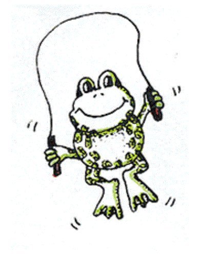 Center Enterprise E659 "Frog Jumping Rope" Stamp: Amazon.com ...