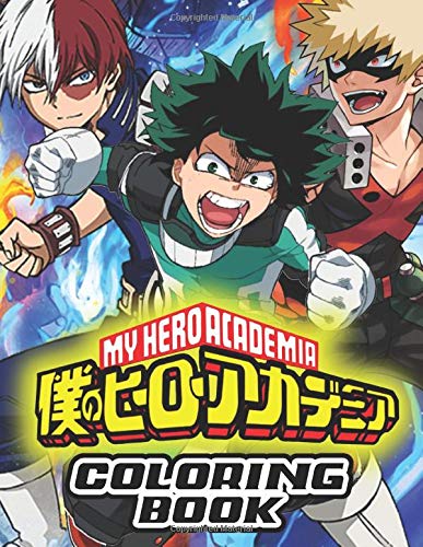 Buy My Hero Academia Coloring Book: Coloring Books with Characters and ...