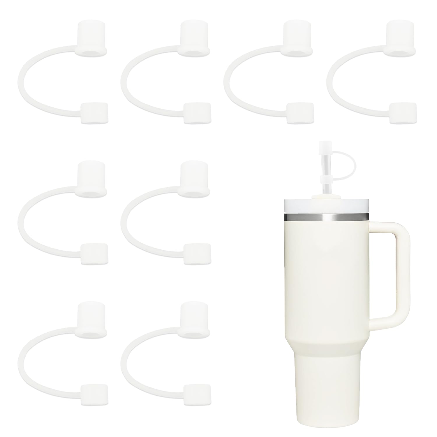 30 Oz Stanley Silicone Cowboy Hat Straw Covers Cap Compatible Stanley ...