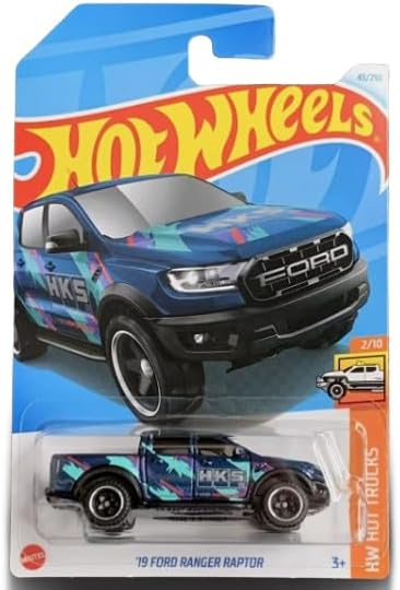 Amazon.com: Hot Wheels '19 Ford Ranger Raptor (Blue HKS Livery), 2/10 ...