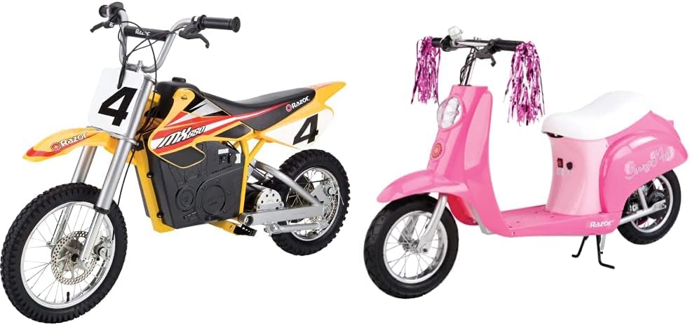 Razor MX650 Dirt Rocket – Motocicleta eléctrica alimentada por moto ...