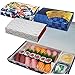 Amazon.com: Deluxe Sushi Boxes- 25 Pack | Gold Fan | 12" x 5.5" x 1.5 ...