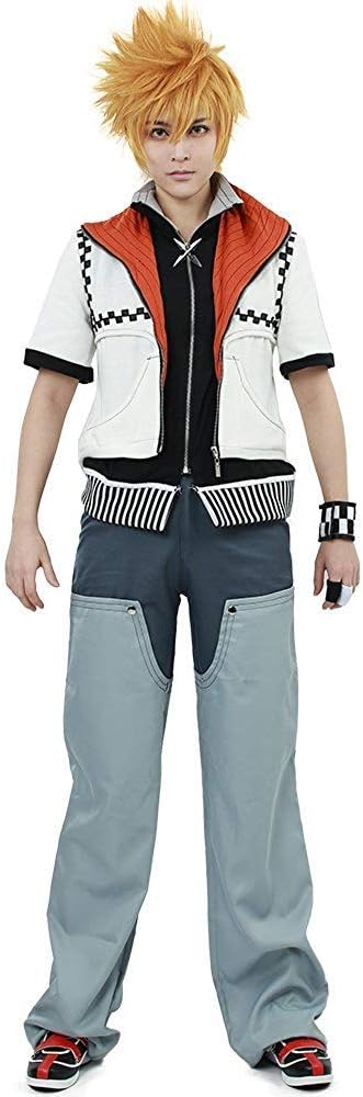 Amazon.com: Cosplay Life Kingdom Hearts 2 Roxas Full Set Deluxe Jacket ...