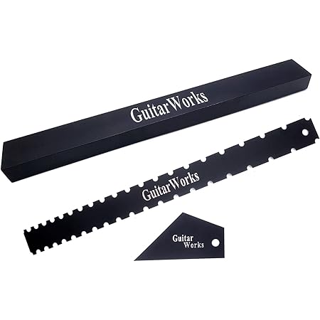 Amazon.com: TUOREN Fret Leveling Tools 3pcs Including Fret Rocker Fret ...