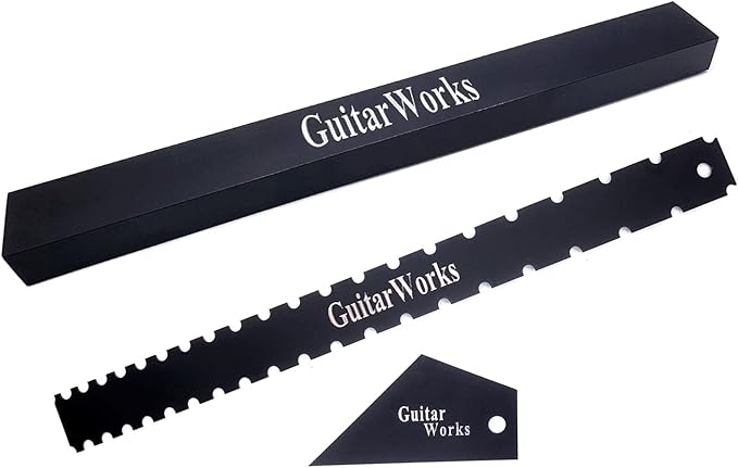 Amazon.com: TUOREN Fret Leveling Tools 3pcs Including Fret Rocker Fret ...