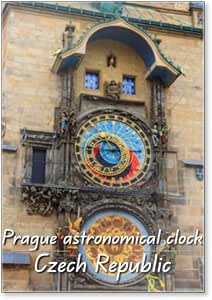 Amazon.com: Photomagnet Prague Astronomical Clock or Prague Orloj Is A ...