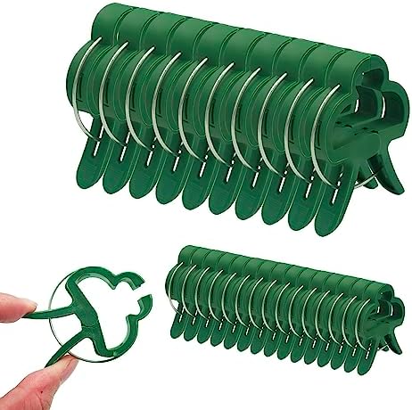 XNJIHWA 120PCS Garden Plant Clips Adjustable Garden Plant Gripper ...