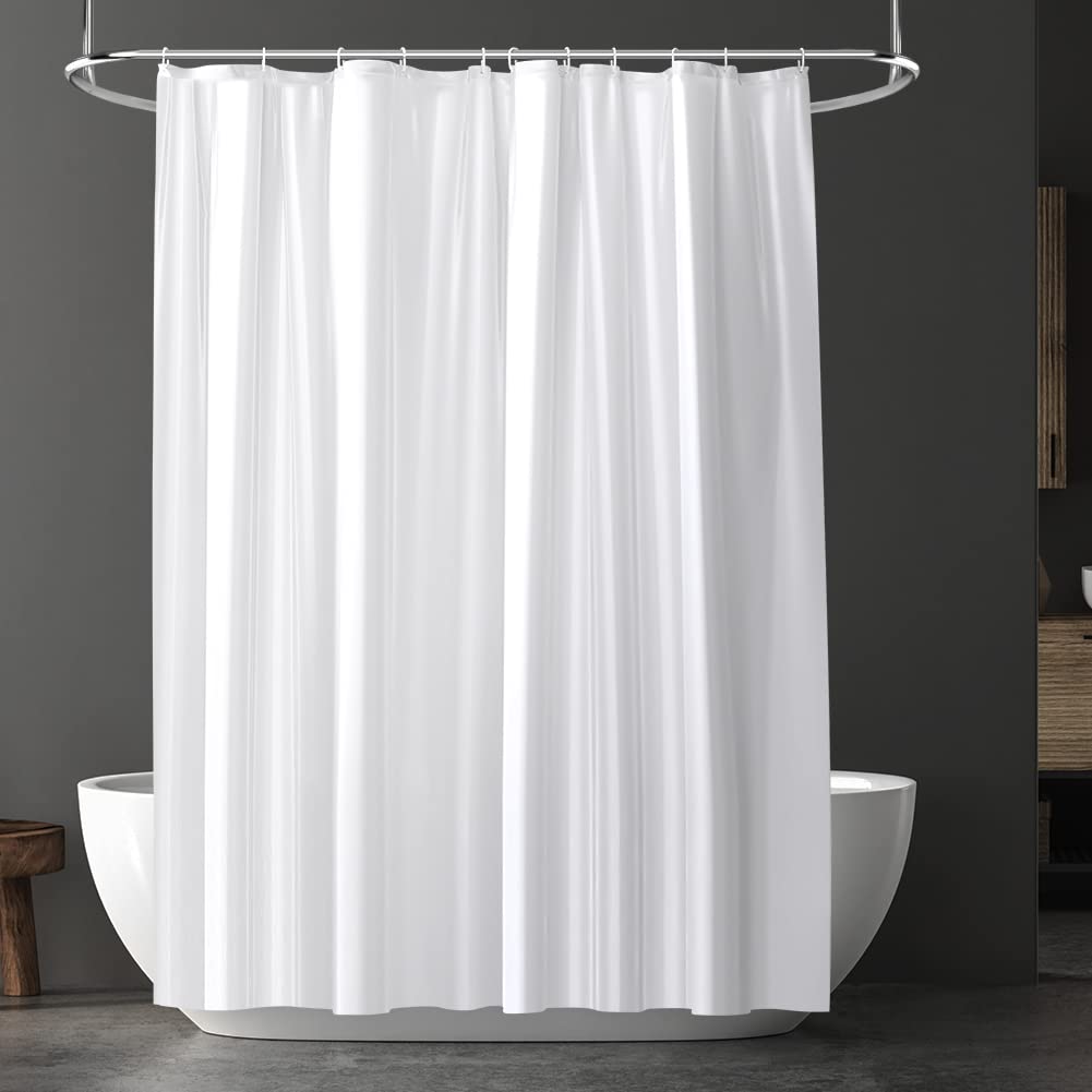 URAQT Shower Curtain Anti Mould, Waterproof PEVA Bath Curtains, Mildew ...