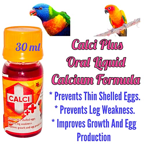 Jeffrey Birds Care Calci Plus – Oral Liquid Calcium Formula, 30 ml ...