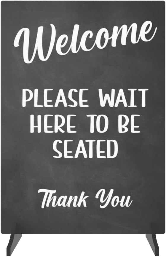 Amazon.com: SmartSign We Will Be With You Please Have A Seat Sign, 2" x ...