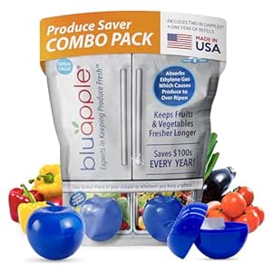 Bluapple One Year Combo Pack Produce Freshness Extender for Fresh ...