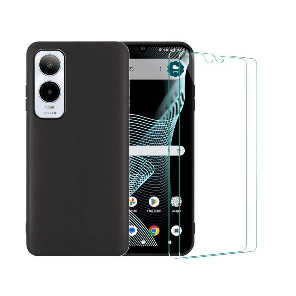 Amazon.com: Futanwei for ATT Verge Phone Case with Tempered Glass ...