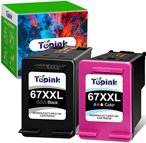 Amazon.com: Paquete combinado de cartuchos de tinta 67XL para HP Ink 67 ...