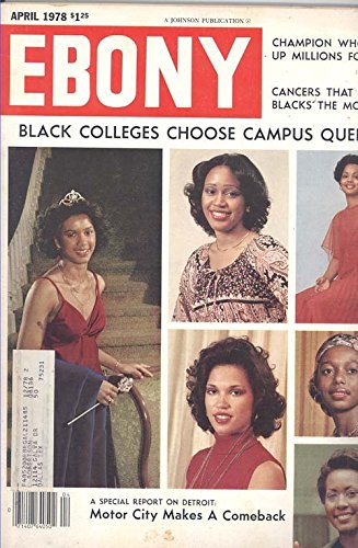 Ebony Magazine April 1978 (Black College Campus Queens): Various ...