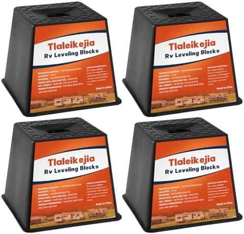 Amazon.com: Tlaleikejia Trailer Jack Block, RV Leveling Blocks, 6000 ...