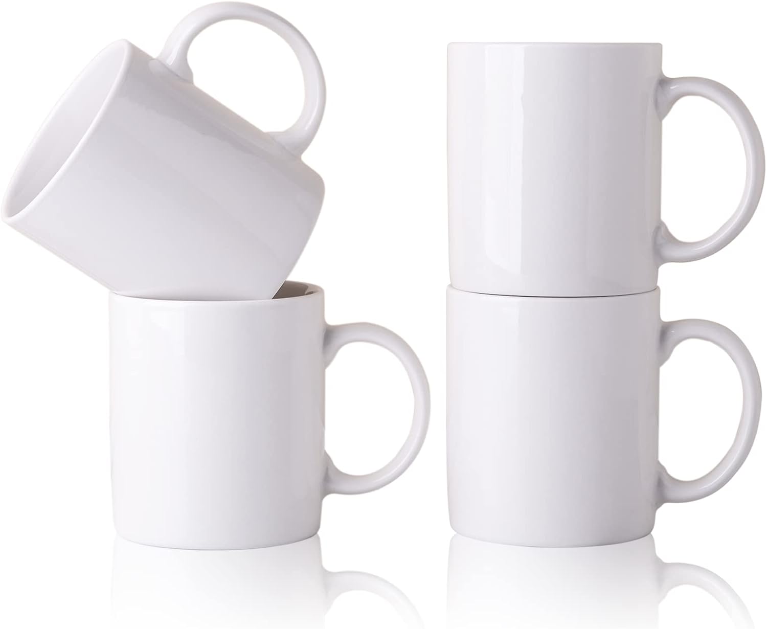 Amazon.com | GBHOME 12 OZ Off White Coffee Mugs, Ceramic Coffee Mugs ...