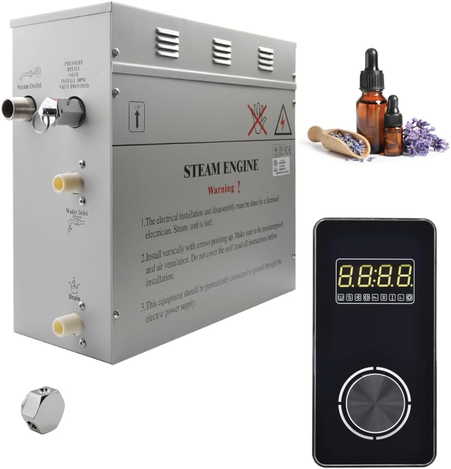 STEAM PLANET Superior Encore 6 kW Steam Shower Generator Kit with ...