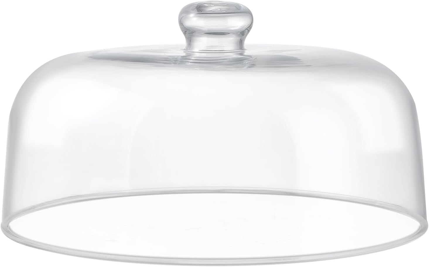 Amazon.com | Necessia 11.25" Premium Glass Cake Dome – Clear Protective ...