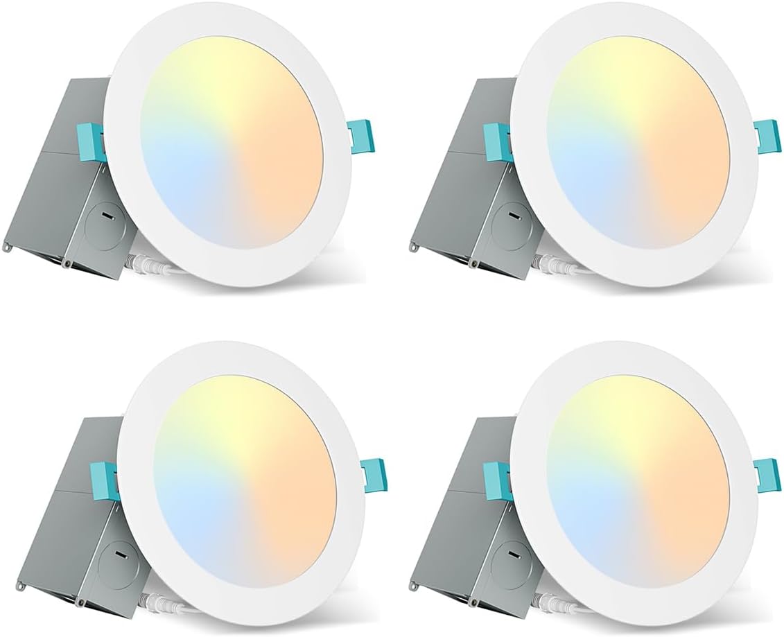 Allsmartlife LED Recessed Ceiling Light Ultra-Thin, 13W 6 Inch ...