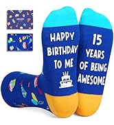 Amazon.com: Zmart 15th Birthday Gift Ideas - 15 Year Old Birthday Socks ...