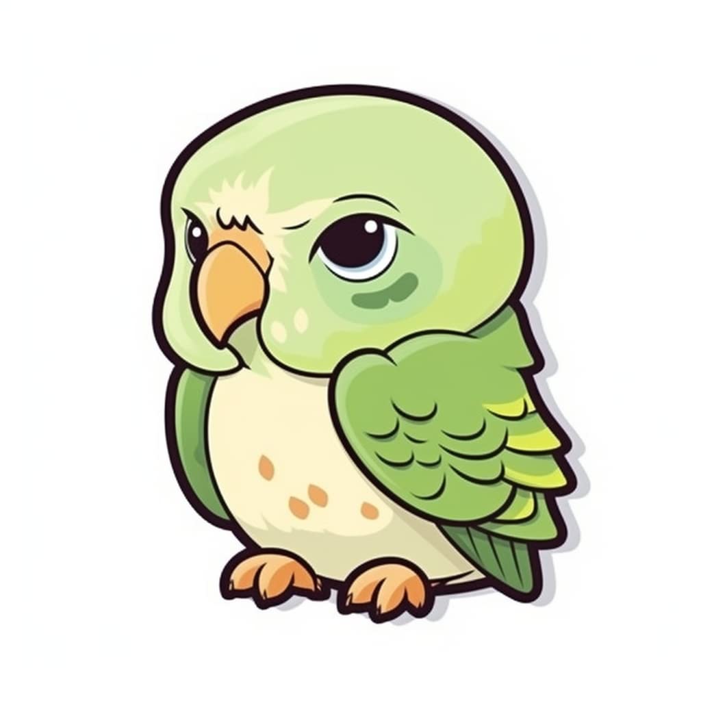 Amazon.com - Yoonek Graphics Quaker Parrot Vinyl Decal Sticker for Car ...