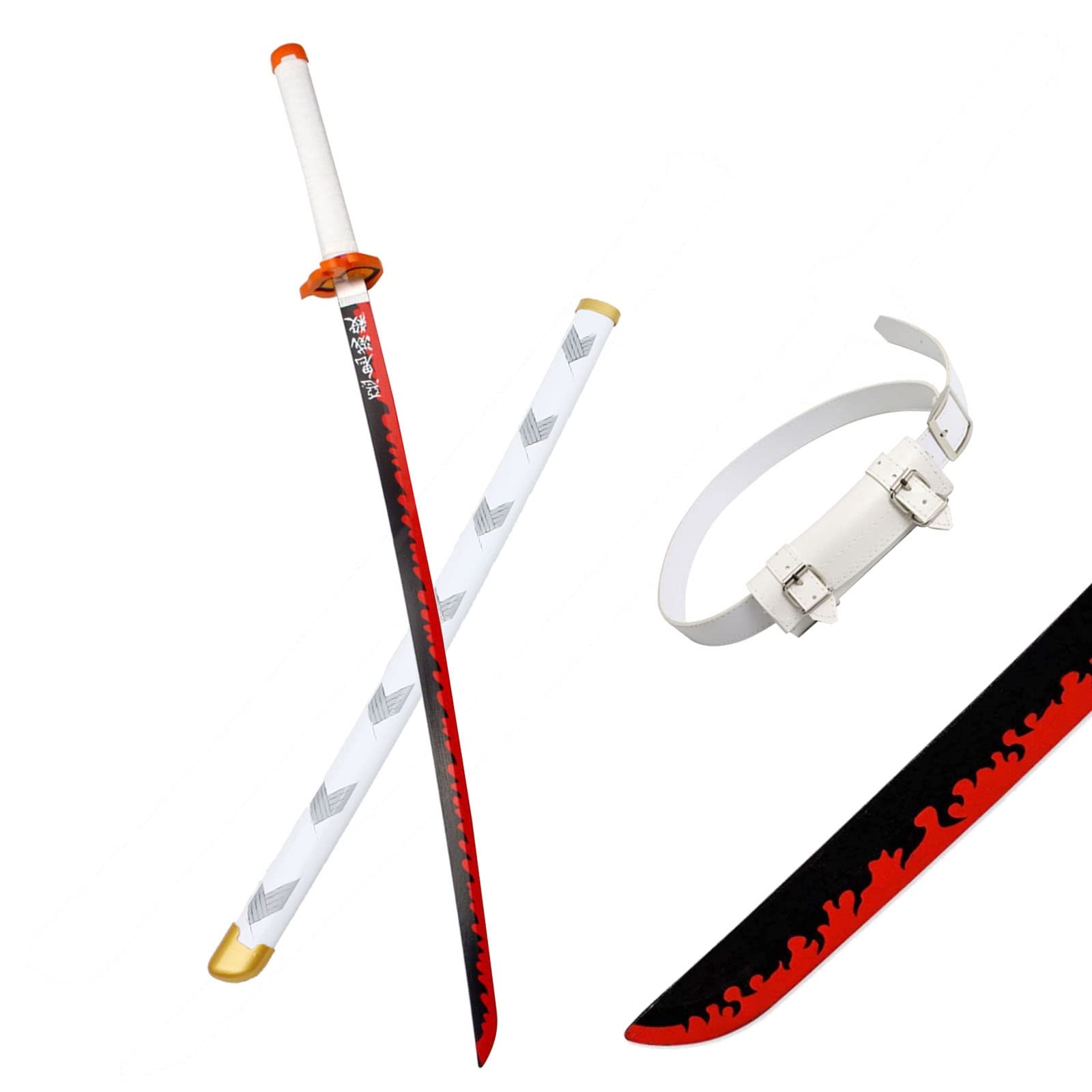 Vrseis Demon Slayer Anime Samurai Sword Rengoku Kyoujurou A B ...