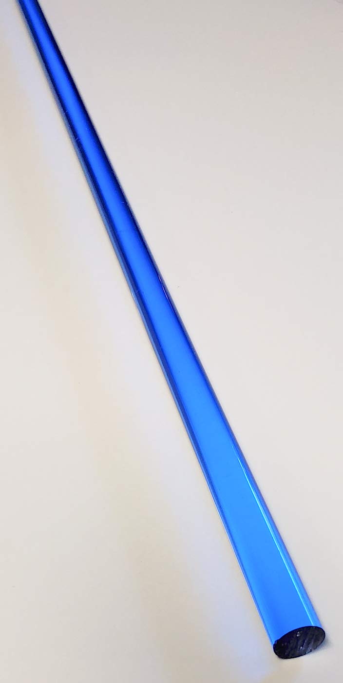 Amazon.com: 1Pc 1/2" x 36" Long Clear Blue Translucent Acrylic ...