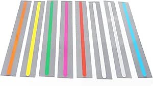 8 Pieces Dyslexia Overlay Ruler Visual Aids Window Reading Tracking ...
