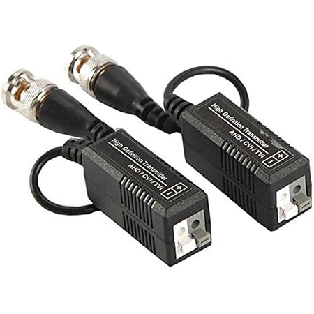 Amazon.com : BW 1Pairs High Definition BNC to UTP Cat5/5e/6 Video Balun ...
