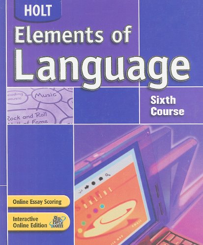 Amazon.com: Holt Elements of Language: Student Edition Grade 12 2004 ...