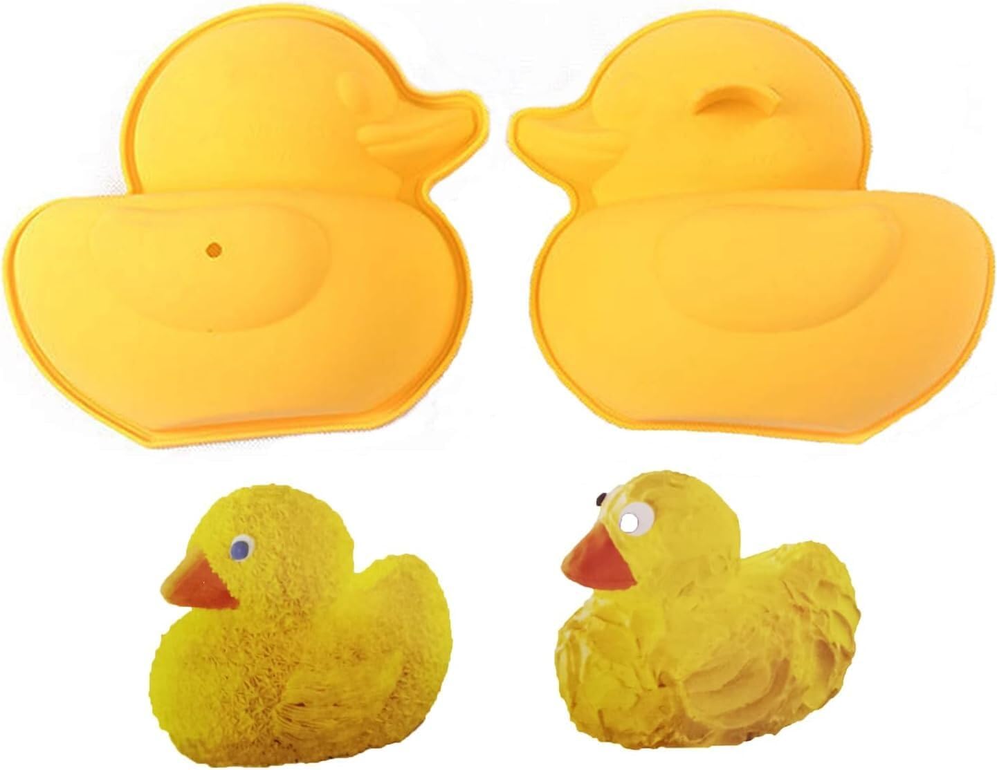 Amazon.com: wotoy 3D 7 inch Duck Silicone Cake Tray Cakes Bake Pan ...