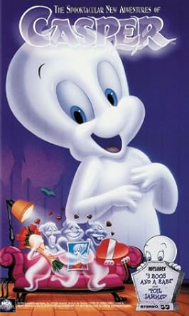 Casper [VHS] : Malachi Pearson, Joe Alaskey, Dan Castellaneta, Rob ...