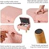 Aibiju Small Footstool with Storage, Faux Teddy Fur Upholstered Ottoman ...