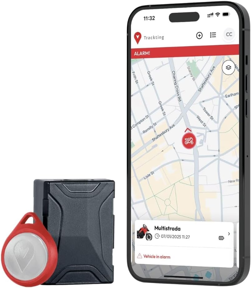 KOMOBI Pro | Localizador GPS para Moto con Alarma | GPS para ...