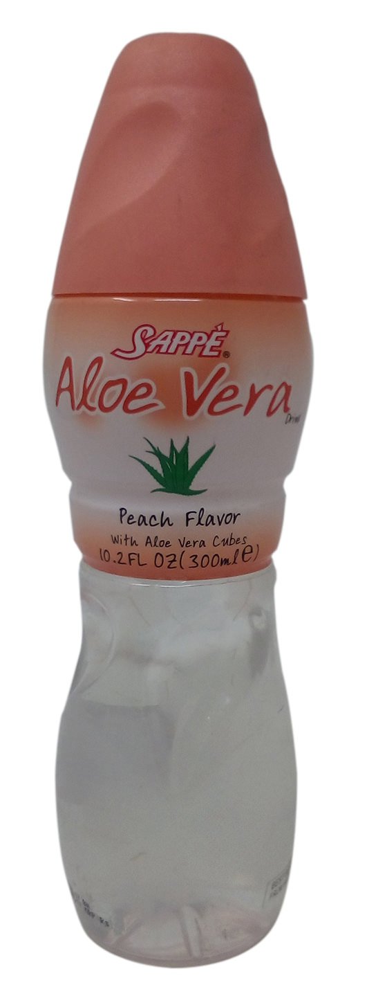 Sappe Aloe Vera Juice - Peach Flavor, 300ml Bottle : Amazon.in: Grocery ...