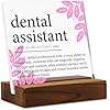 Amazon.com: Appreciation Gifts for Dental Assistant Clear Desk Decor ...