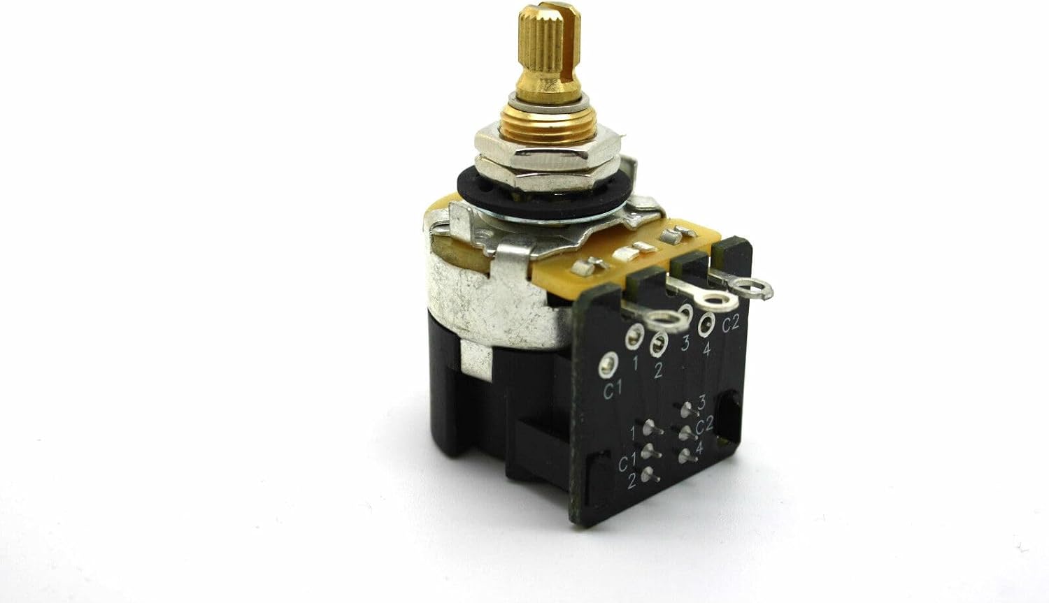 CTS Potentiometer 250K A250K Logarithmic Audio Push/Pull Short Shaft ...