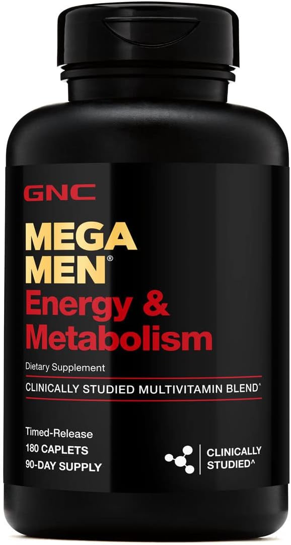 Amazon.com: GNC Mega Men Energy & Metabolism Multivitamin | Increased ...